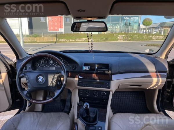 Black BMW 525 2003 in Jekabpils, with an engine capacity of 2.50 L and mileage of 313 thousand km for 2999 €, photo 9 on AUTOMOTO.COM.LV