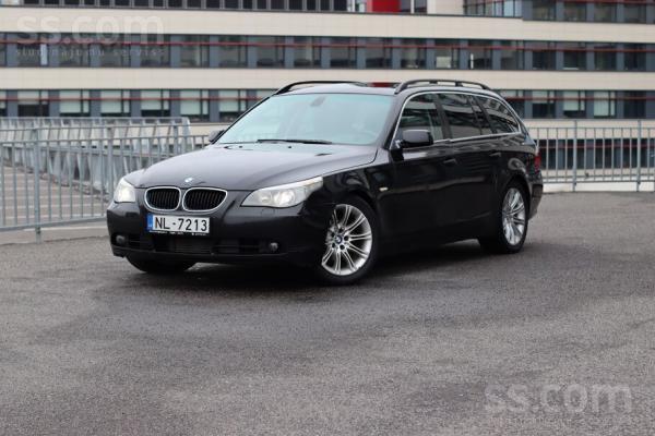 Melns BMW 525 2004 Rīga, ar dzinēja tilpumu 2.50 L un nobraukumu 381 tūkst. km par 2680 €, foto 1 vietnē AUTOMOTO.COM.LV