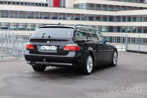 Melns BMW 525 2004 Rīga, ar dzinēja tilpumu 2.50 L un nobraukumu 381 tūkst. km par 2680 €, foto 6 vietnē AUTOMOTO.COM.LV