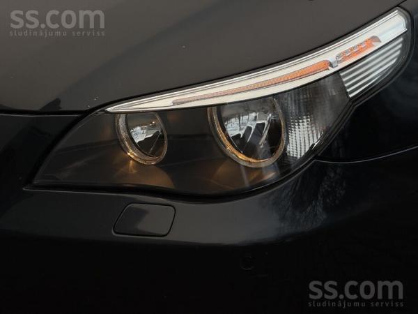 Black BMW 525 2004 in Riga, with an engine capacity of 2.50 L and mileage of 0 thousand km for 3350 €, photo 4 on AUTOMOTO.COM.LV