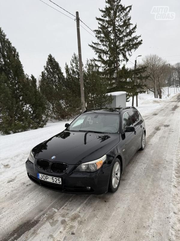 Black BMW 525 2004 in Kelme, with an engine capacity of 2.50 L and mileage of 273 thousand km for 1799 €, photo 3 on AUTOMOTO.COM.LV