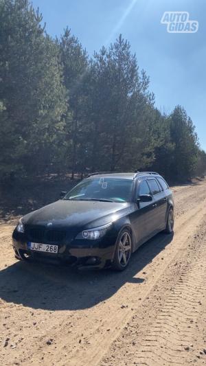 Black BMW 525 2004 in Vilnius, with an engine capacity of 2.50 L and mileage of 350 thousand km for 2400 €, photo 5 on AUTOMOTO.COM.LV