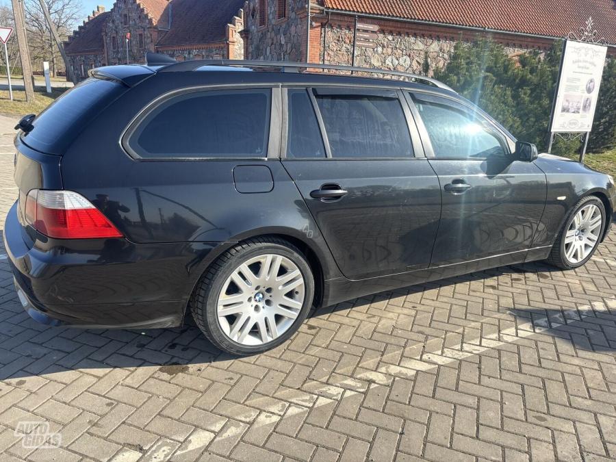 Black BMW 525 2004 in Vilnius, with an engine capacity of 2.50 L and mileage of 405 thousand km for 2300 €, photo 9 on AUTOMOTO.COM.LV