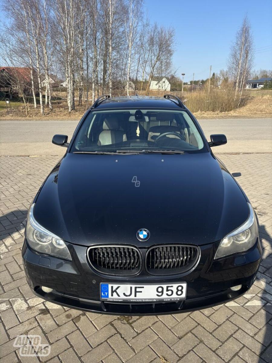 Black BMW 525 2004 in Vilnius, with an engine capacity of 2.50 L and mileage of 405 thousand km for 2300 €, photo 10 on AUTOMOTO.COM.LV