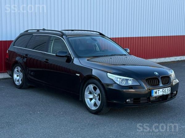 Black BMW 525 2004 in Riga, with an engine capacity of 2.50 L and mileage of 386 thousand km for 2290 €, photo 1 on AUTOMOTO.COM.LV