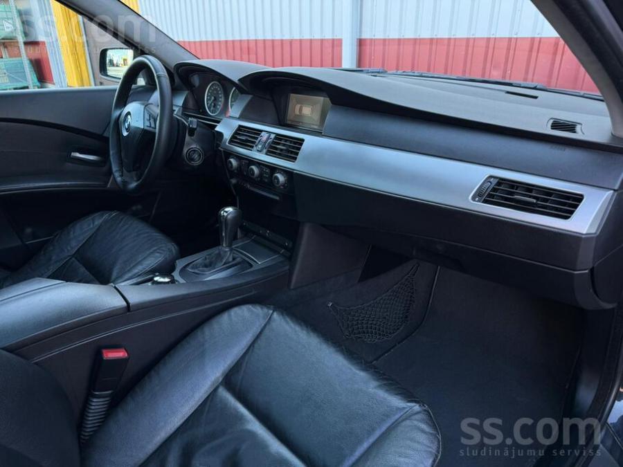 Черный БМВ 525 2004 в Рига, объемом двигателя 2.50 л и пробегом 386 тыс. км за 2290 €, фото 12 на AUTOMOTO.COM.LV