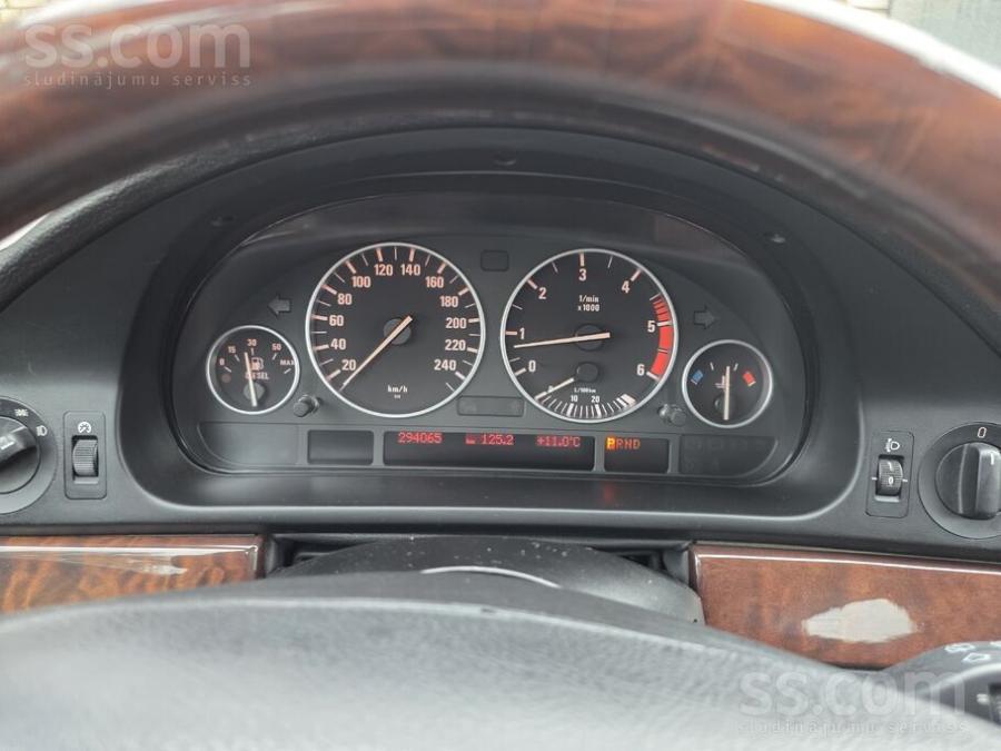 Черный БМВ 525 2004 в Бауска, объемом двигателя 2.50 л и пробегом 294 тыс. км за 3250 €, фото 20 на AUTOMOTO.COM.LV