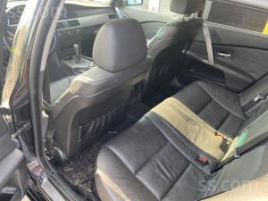 Black BMW 525 2004 in Riga, with an engine capacity of 2.50 L and mileage of 0 thousand km for 2090 €, photo 5 on AUTOMOTO.COM.LV