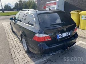 Black BMW 525 2004 in Riga, with an engine capacity of 2.50 L and mileage of 0 thousand km for 2090 €, photo 7 on AUTOMOTO.COM.LV