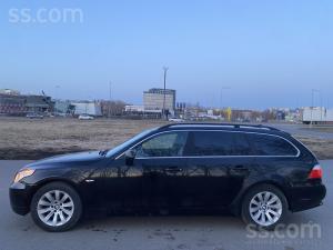 Black BMW 525 2004 in Riga, with an engine capacity of 2.50 L and mileage of 0 thousand km for 2090 €, photo 10 on AUTOMOTO.COM.LV