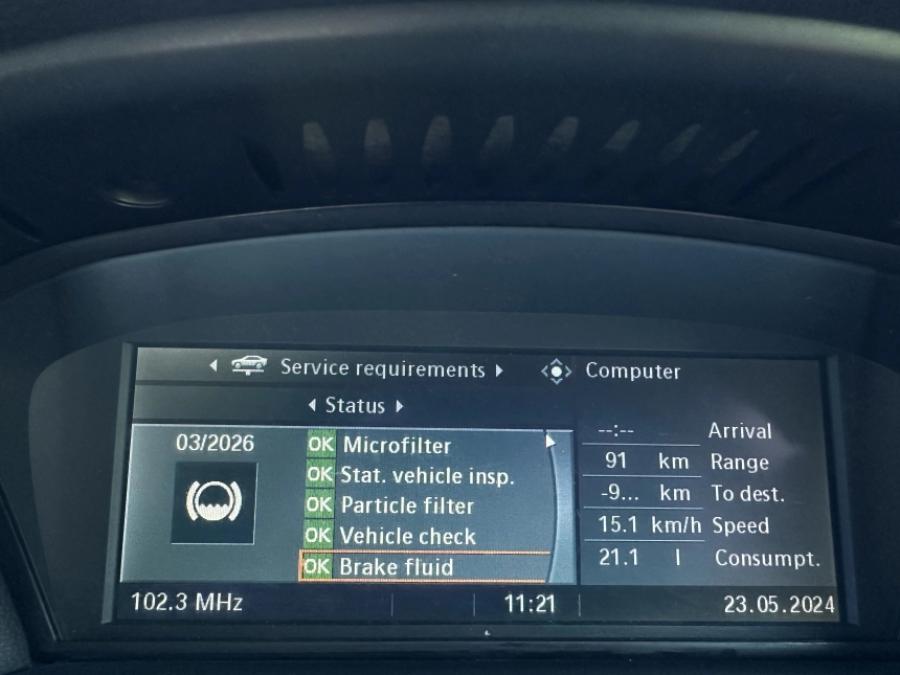 Melns BMW 525 2004 Rīga, ar dzinēja tilpumu 2.50 L un nobraukumu 362 tūkst. km par 3690 €, foto 12 vietnē AUTOMOTO.COM.LV