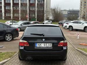 Black BMW 525 2004 in Riga, with an engine capacity of 2.50 L and mileage of 362 thousand km for 3290 €, photo 7 on AUTOMOTO.COM.LV