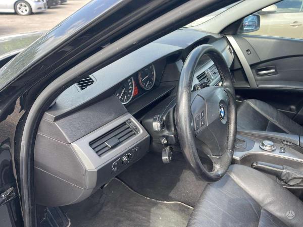 Черный БМВ 525 2004 в Каунас, объемом двигателя 2.49 л и пробегом 296 тыс. км за 2450 €, фото 10 на AUTOMOTO.COM.LV