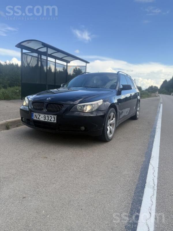 Melns BMW 525 2004 Jelgava, ar dzinēja tilpumu 2.50 L un nobraukumu 492 tūkst. km par 2700 €, foto 1 vietnē AUTOMOTO.COM.LV