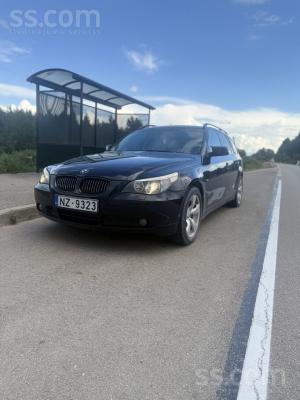 Черный БМВ 525 2004 в Елгава, объемом двигателя 2.50 л и пробегом 492 тыс. км за 2700 €, фото  на AUTOMOTO.COM.LV