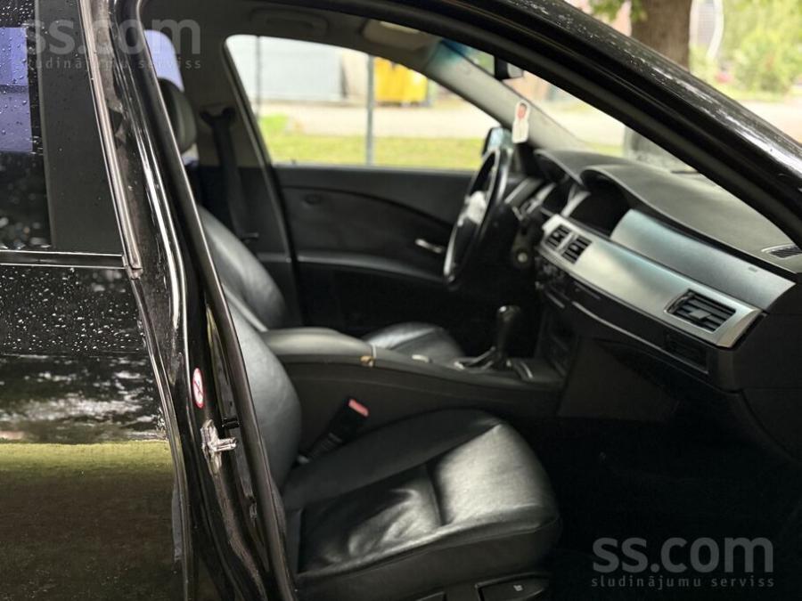 Черный БМВ 525 2004 в Елгава, объемом двигателя 2.50 л и пробегом 0 тыс. км за 2500 €, фото 6 на AUTOMOTO.COM.LV