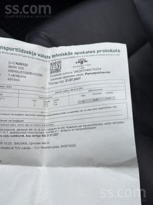 Черный БМВ 525 2004 в Елгава, объемом двигателя 2.50 л и пробегом 0 тыс. км за 2500 €, фото 9 на AUTOMOTO.COM.LV