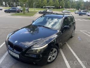 Black BMW 525 2004 in Riga, with an engine capacity of 2.50 L and mileage of 390 thousand km for 1750 €, photo  on AUTOMOTO.COM.LV