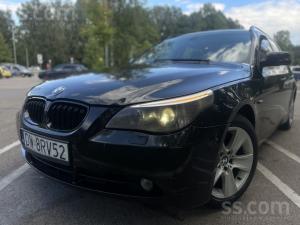 Black BMW 525 2004 in Riga, with an engine capacity of 2.50 L and mileage of 390 thousand km for 1750 €, photo 3 on AUTOMOTO.COM.LV