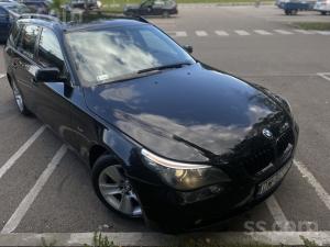 Black BMW 525 2004 in Riga, with an engine capacity of 2.50 L and mileage of 390 thousand km for 1750 €, photo 4 on AUTOMOTO.COM.LV