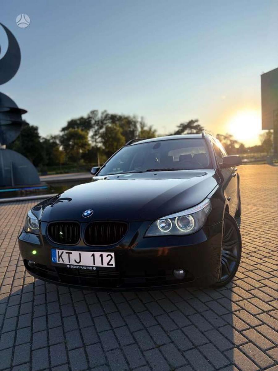 Black BMW 525 2004 in Alytus, with an engine capacity of 2.50 L and mileage of 374 thousand km for 3150 €, photo 5 on AUTOMOTO.COM.LV