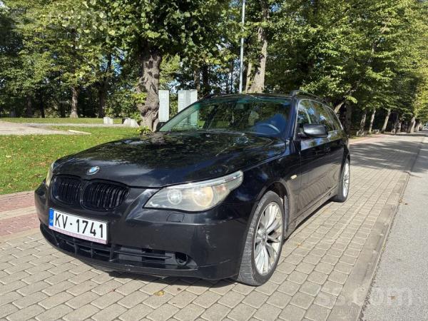 БМВ 525 2004 в Бауска на AUTOMOTO.COM.LV Черный БМВ 525 2004 в Бауска, объемом двигателя 2.50 л и пробегом 455 тыс. км за 2850 €, фото 1 на AUTOMOTO.COM.LV