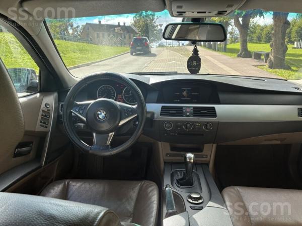 БМВ 525 2004 в Бауска на AUTOMOTO.COM.LV Черный БМВ 525 2004 в Бауска, объемом двигателя 2.50 л и пробегом 455 тыс. км за 2850 €, фото 7 на AUTOMOTO.COM.LV