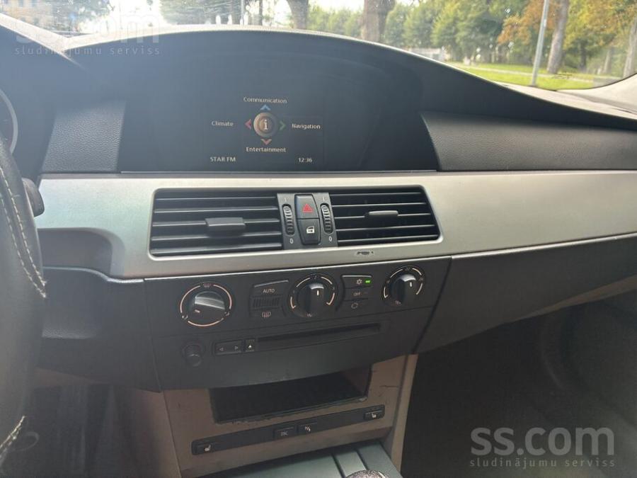 Melns BMW 525 2004 Bauska, ar dzinēja tilpumu 2.50 L un nobraukumu 455 tūkst. km par 2850 €, foto 8 vietnē AUTOMOTO.COM.LV