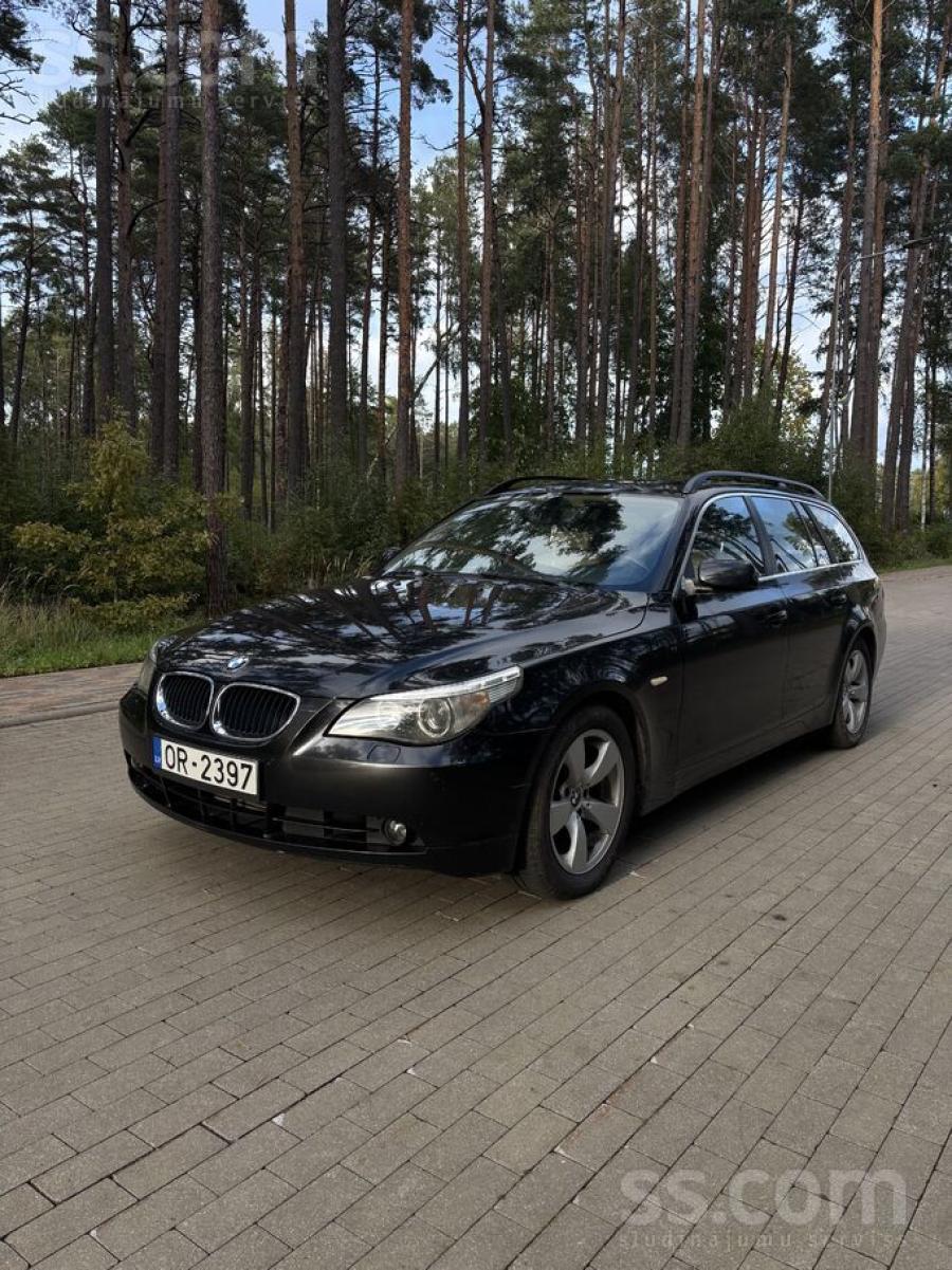 Черный БМВ 525 2004 в Рига, объемом двигателя 2.50 л и пробегом 280 тыс. км за 2850 €, фото 1 на AUTOMOTO.COM.LV