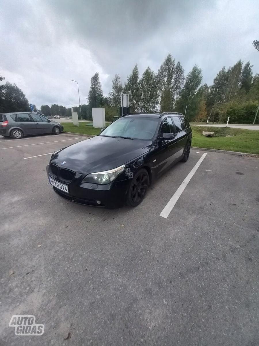 Черный БМВ 525 2004 в Плунге, объемом двигателя 2.50 л и пробегом 397 тыс. км за 2700 €, фото 1 на AUTOMOTO.COM.LV