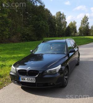 Black BMW 525 2004 in Preili, with an engine capacity of 2.50 L and mileage of 360 thousand km for 2650 €, photo  on AUTOMOTO.COM.LV