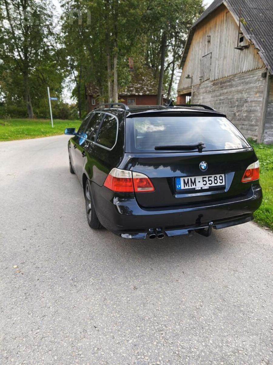 Black BMW 525 2004 in Preili, with an engine capacity of 2.50 L and mileage of 360 thousand km for 2650 €, photo 3 on AUTOMOTO.COM.LV