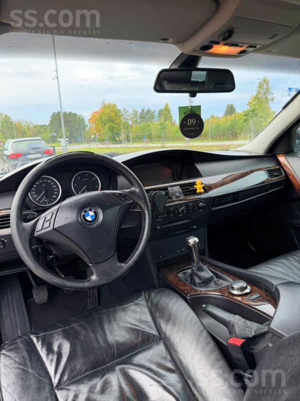 Melns BMW 525 2004 Rīga, ar dzinēja tilpumu 2.50 L un nobraukumu 352 tūkst. km par 3500 €, foto 7 vietnē AUTOMOTO.COM.LV