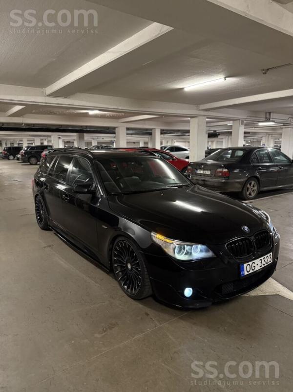 Black BMW 525 2005 in Liepaja, with an engine capacity of 2.50 L and mileage of 373 thousand km for 3900 €, photo 6 on AUTOMOTO.COM.LV