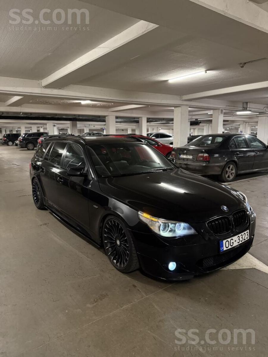 Melns BMW 525 2005 Liepāja, ar dzinēja tilpumu 2.50 L un nobraukumu 373 tūkst. km par 3900 €, foto 6 vietnē AUTOMOTO.COM.LV