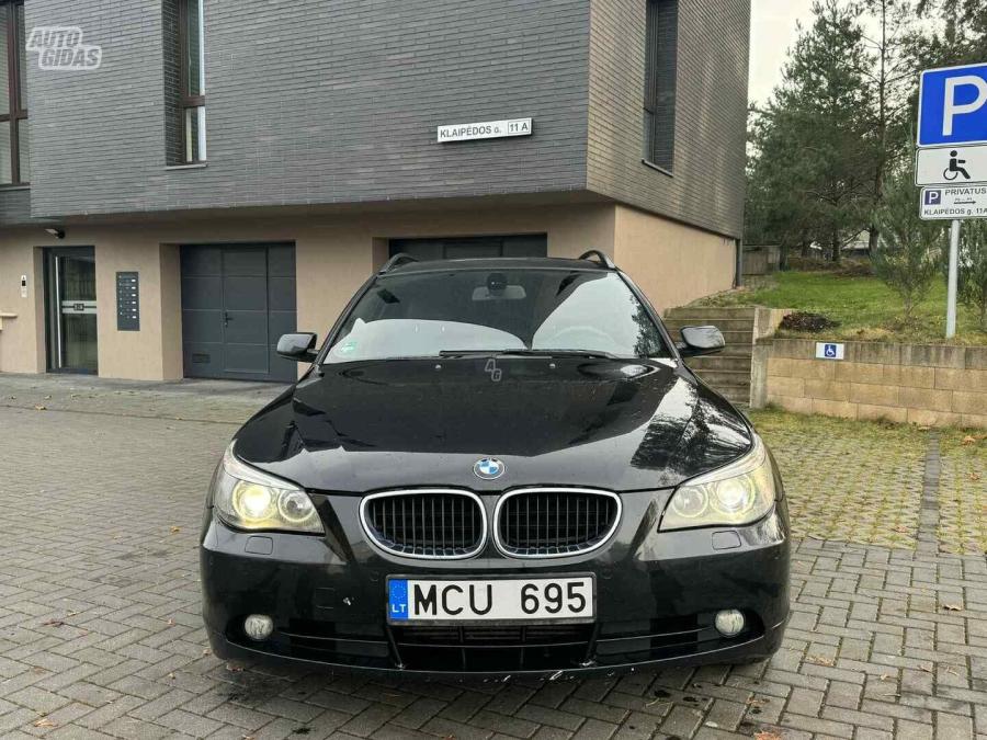 Melns BMW 525 2005 Panevēža, ar dzinēja tilpumu 2.50 L un nobraukumu 317 tūkst. km par 2000 €, foto 3 vietnē AUTOMOTO.COM.LV