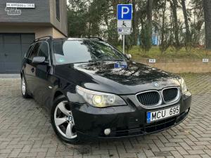 Melns BMW 525 2005 Panevēža, ar dzinēja tilpumu 2.50 L un nobraukumu 317 tūkst. km par 2000 €, foto 4 vietnē AUTOMOTO.COM.LV