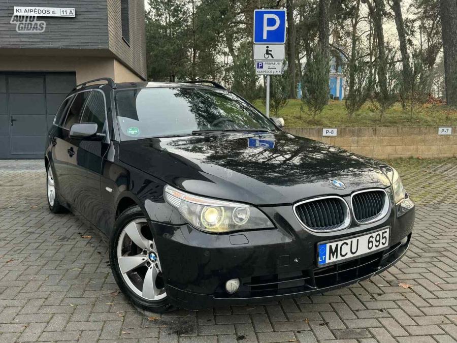 Melns BMW 525 2005 Panevēža, ar dzinēja tilpumu 2.50 L un nobraukumu 317 tūkst. km par 2000 €, foto 4 vietnē AUTOMOTO.COM.LV