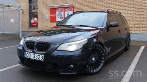Black BMW 525 2005 in Riga, with an engine capacity of 2.50 L and mileage of 0 thousand km for 3990 €, photo  on AUTOMOTO.COM.LV