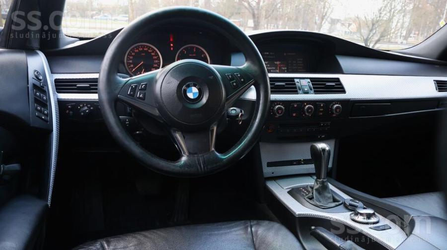 Melns BMW 525 2005 Rīga, ar dzinēja tilpumu 2.50 L un nobraukumu 0 tūkst. km par 3990 €, foto 8 vietnē AUTOMOTO.COM.LV