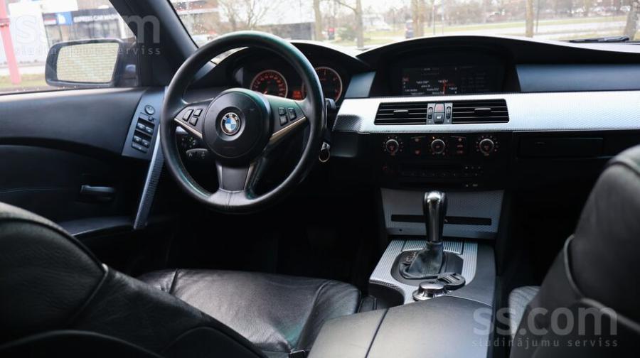 Melns BMW 525 2005 Rīga, ar dzinēja tilpumu 2.50 L un nobraukumu 0 tūkst. km par 3990 €, foto 9 vietnē AUTOMOTO.COM.LV