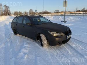 Black BMW 525 2005 in Rezekne, with an engine capacity of 2.50 L and mileage of 563 thousand km for 2650 €, photo 6 on AUTOMOTO.COM.LV