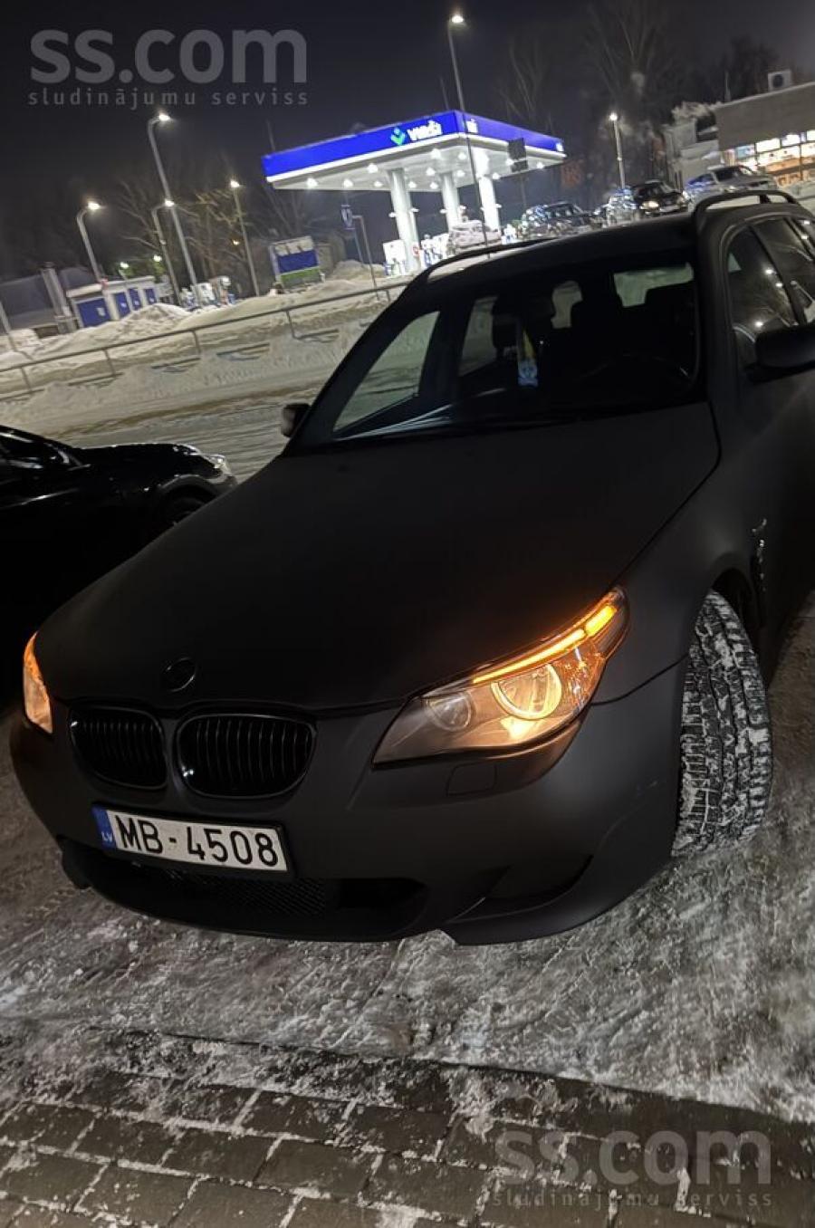 Black BMW 525 2005 in Rezekne, with an engine capacity of 2.50 L and mileage of 563 thousand km for 2650 €, photo 7 on AUTOMOTO.COM.LV
