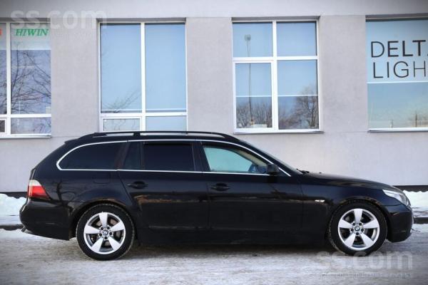 Black BMW 525 2005 in Riga, with an engine capacity of 2.50 L and mileage of 468 thousand km for 3495 €, photo 3 on AUTOMOTO.COM.LV