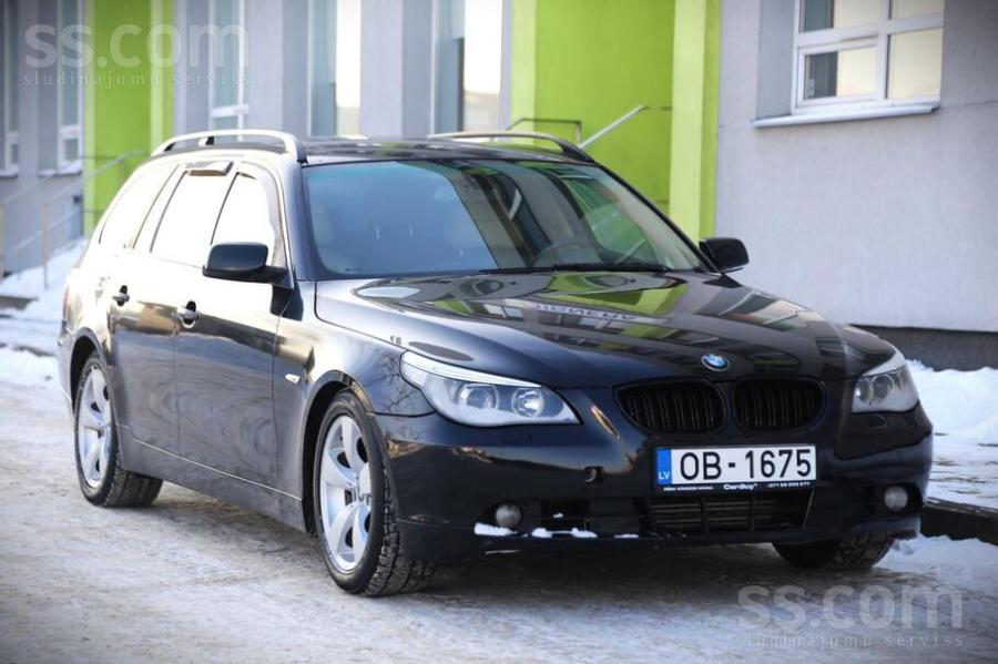 Melns BMW 525 2005 Rīga, ar dzinēja tilpumu 2.50 L un nobraukumu 468 tūkst. km par 3495 €, foto 4 vietnē AUTOMOTO.COM.LV