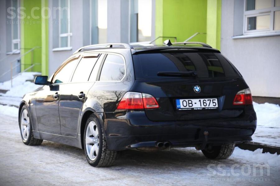 Melns BMW 525 2005 Rīga, ar dzinēja tilpumu 2.50 L un nobraukumu 468 tūkst. km par 3495 €, foto 6 vietnē AUTOMOTO.COM.LV