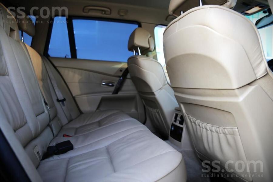 Melns BMW 525 2005 Rīga, ar dzinēja tilpumu 2.50 L un nobraukumu 468 tūkst. km par 3495 €, foto 13 vietnē AUTOMOTO.COM.LV