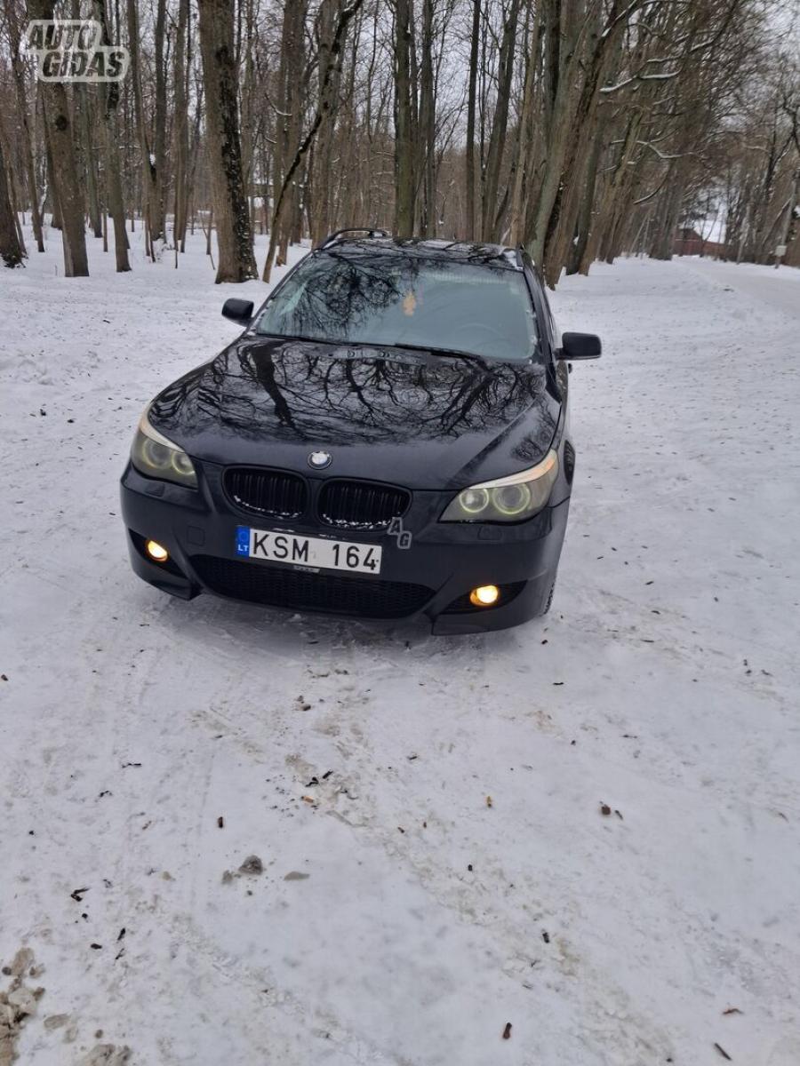 Black BMW 525 2005 in Vilnius, with an engine capacity of 2.50 L and mileage of 455 thousand km for 3000 €, photo 1 on AUTOMOTO.COM.LV