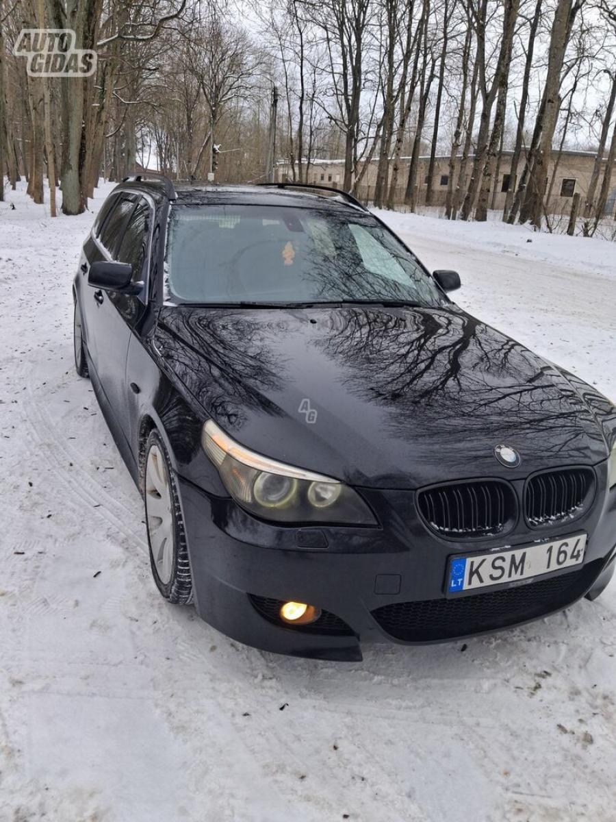 Black BMW 525 2005 in Vilnius, with an engine capacity of 2.50 L and mileage of 455 thousand km for 3000 €, photo 2 on AUTOMOTO.COM.LV