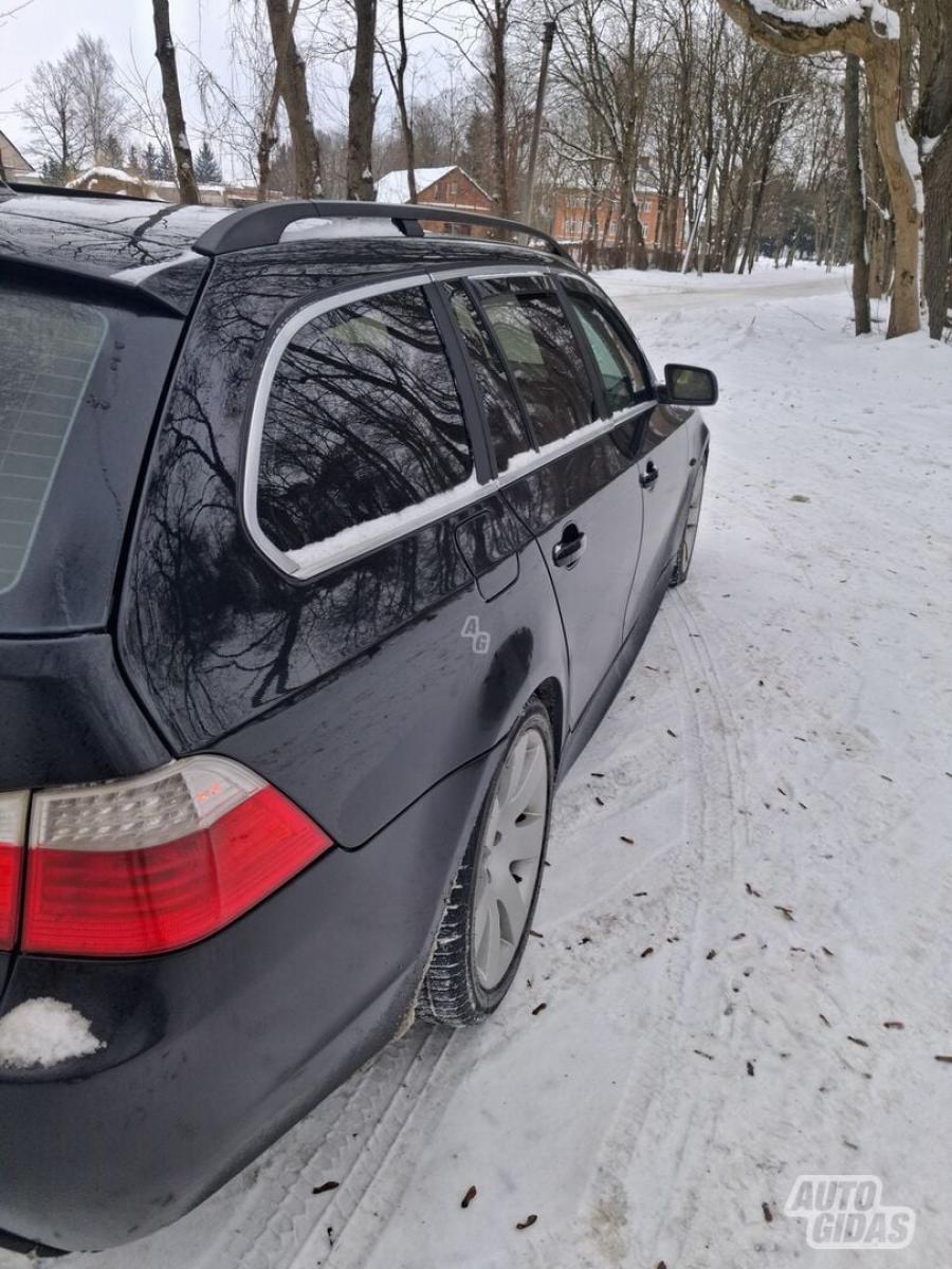 Black BMW 525 2005 in Vilnius, with an engine capacity of 2.50 L and mileage of 455 thousand km for 3000 €, photo 4 on AUTOMOTO.COM.LV